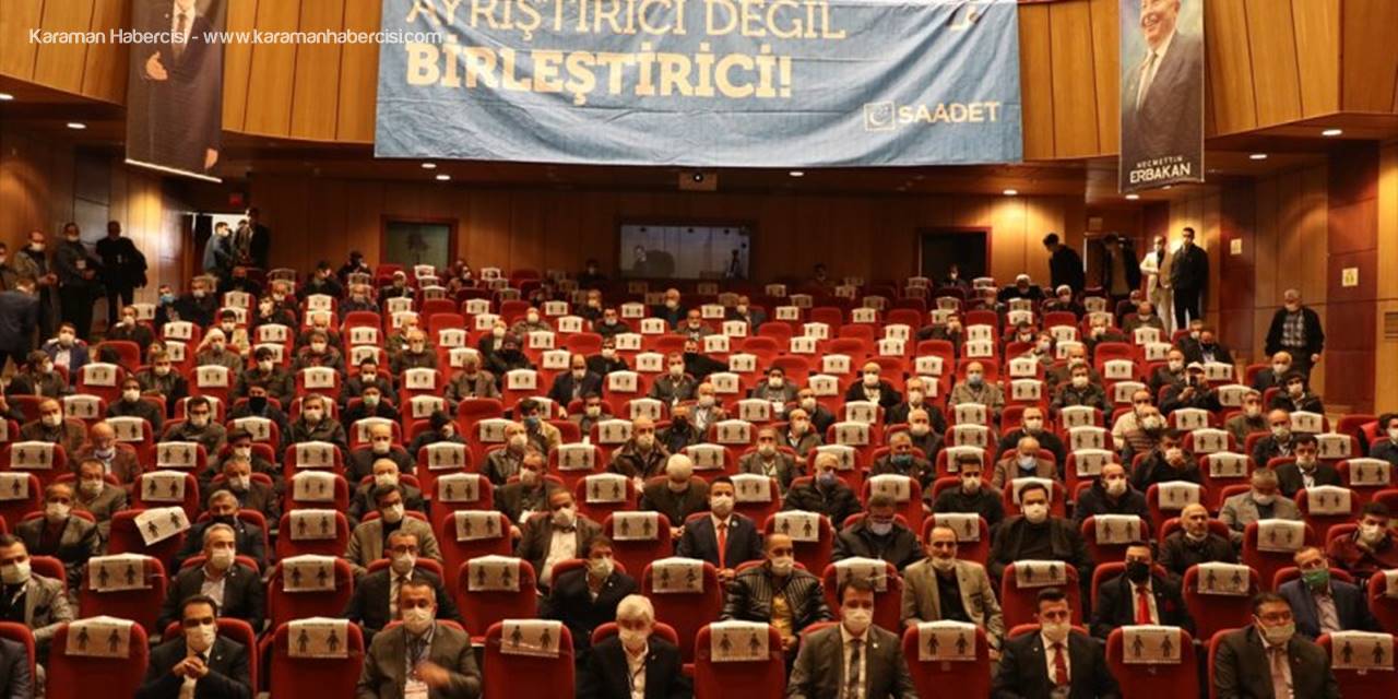 Saadet Partisi Kayseri İl Kongresi Yapıldı Saadet Partisi Kayseri İl Kongresi Yapıldı