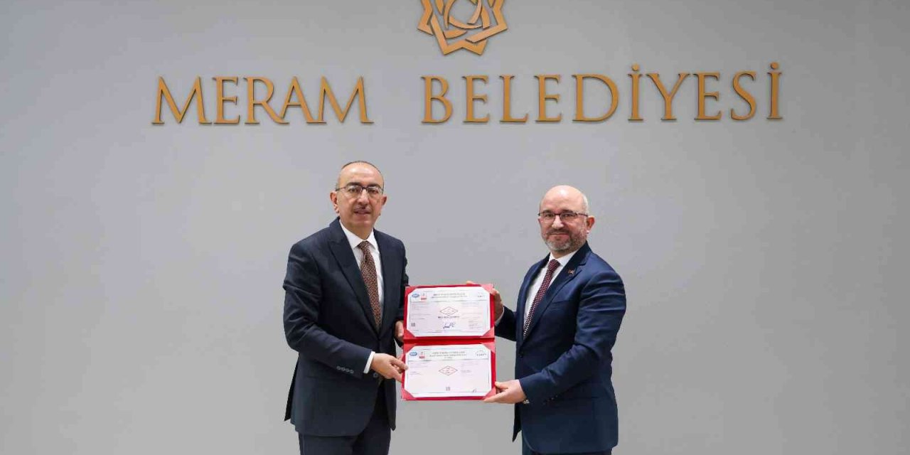 Meram Belediyesine Enerji Yönetim Sistemi Sertifikası